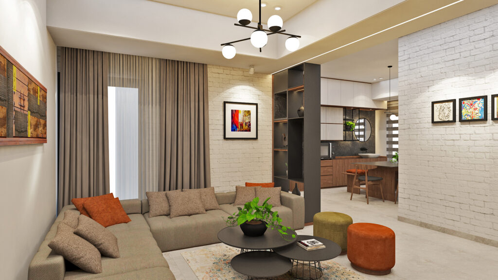 Small Apartment Design by Zero Inch Interiors: Innovative Spaces