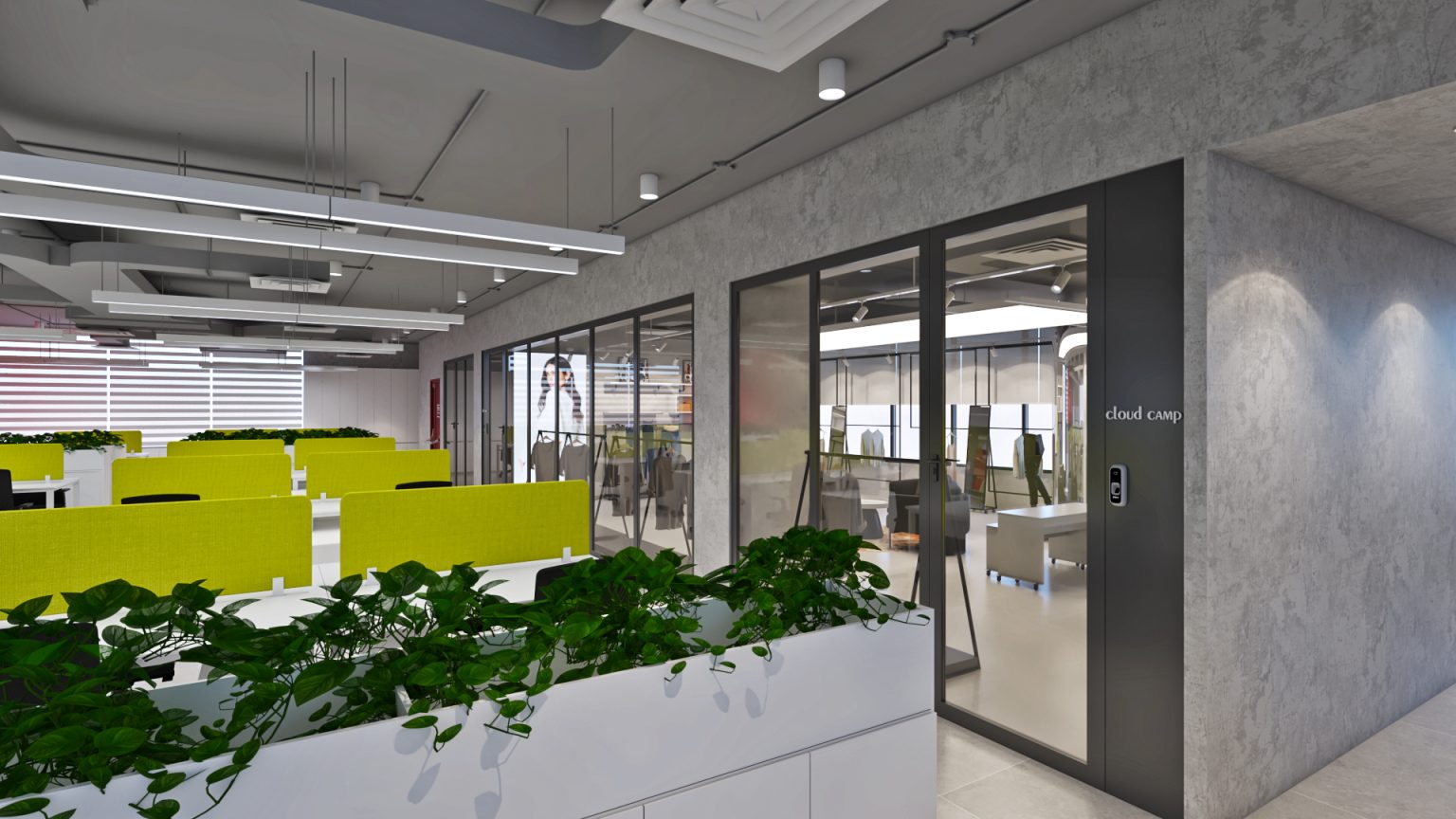 Futuristic Office Interior Design: Transforming Workspaces.